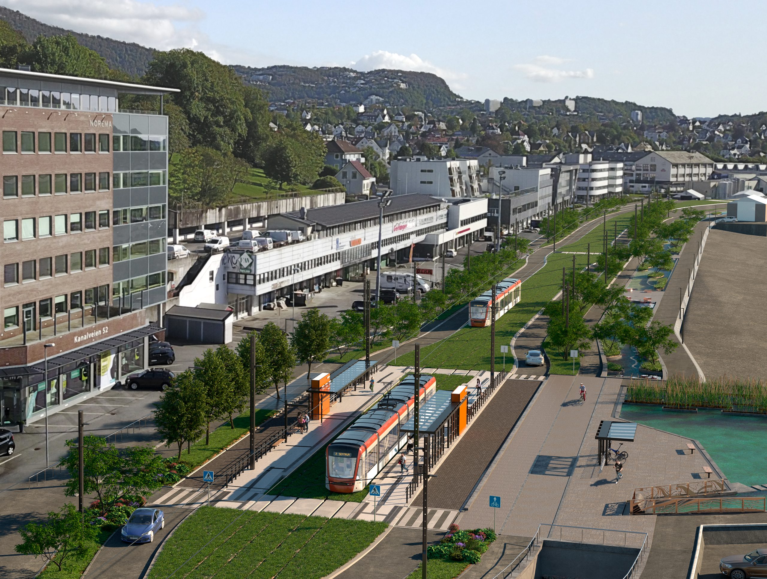 D14 Mindemyren - Samferdsel & Infrastruktur