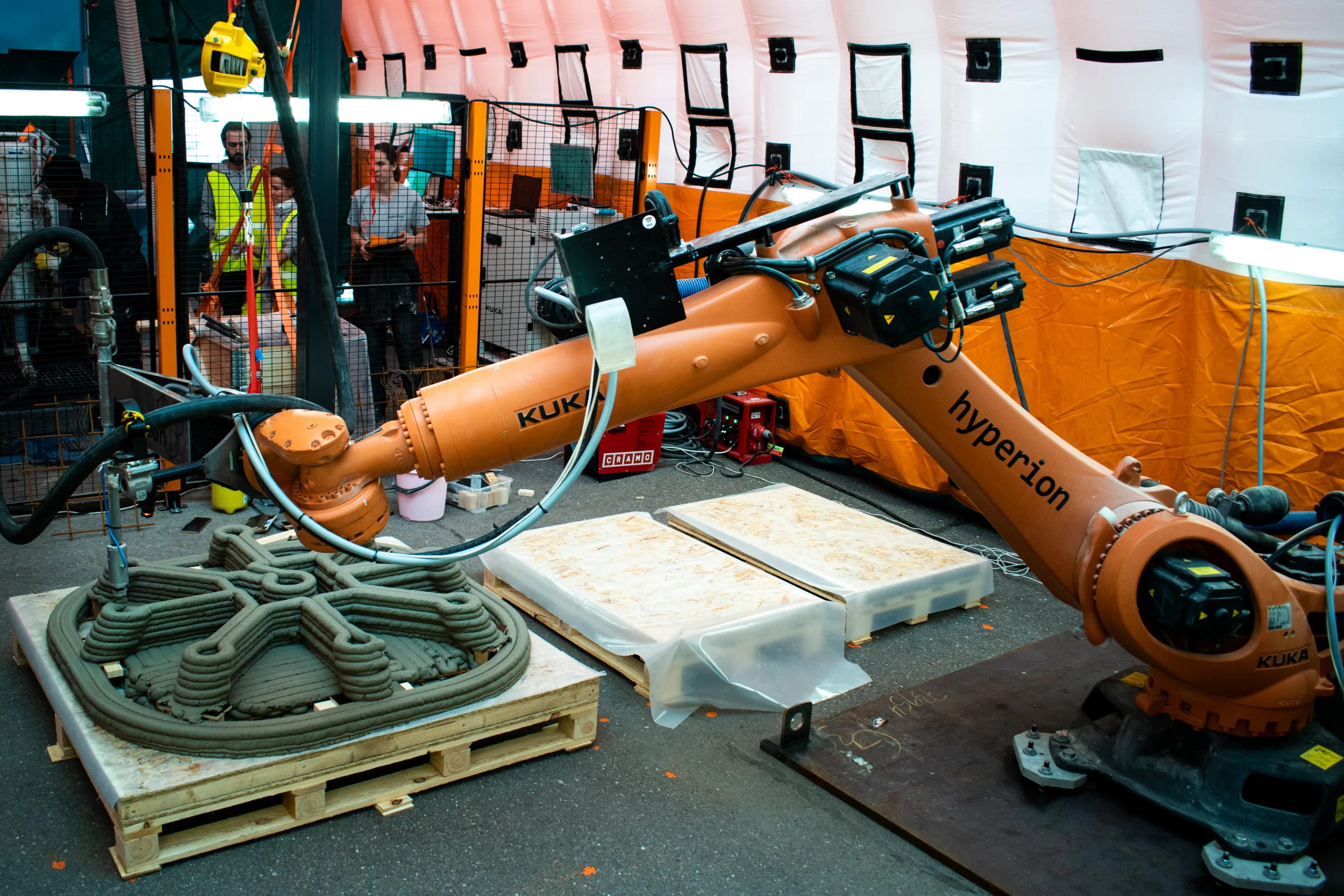 Tester potensialet for 3D-print med betong - Samferdsel & Infrastruktur