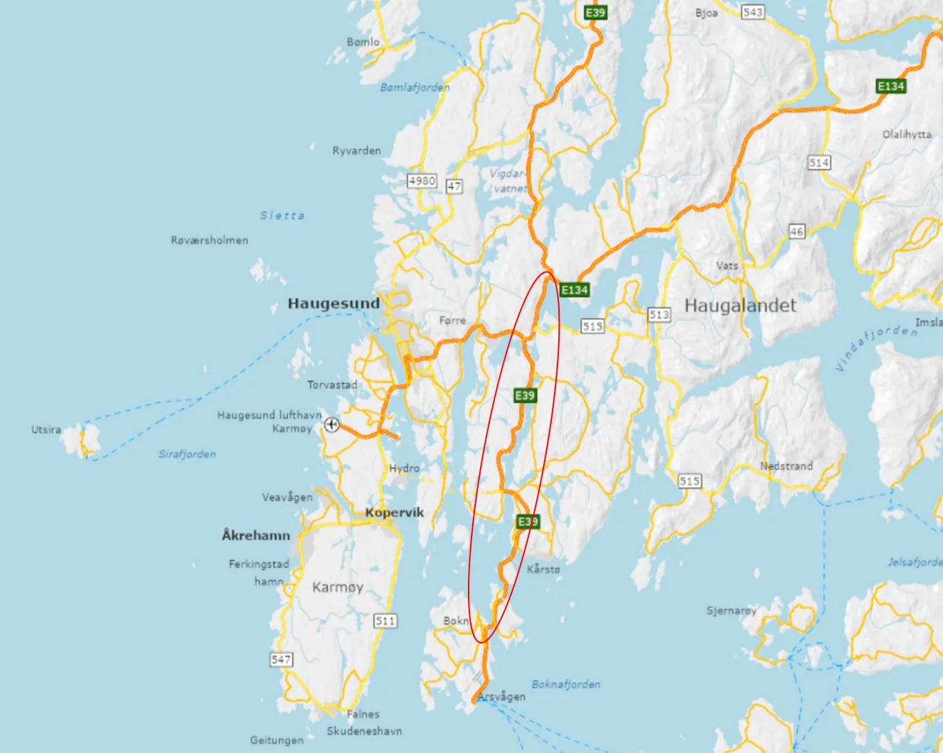Statens vegvesen etablerer døgnkvileplass mellom Aksdal og Bokn ...
