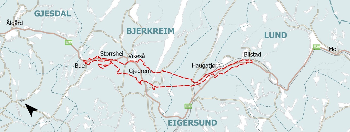 Nye Veier starter planarbeid for ny E39 Bilstad–Bue - Samferdsel ...