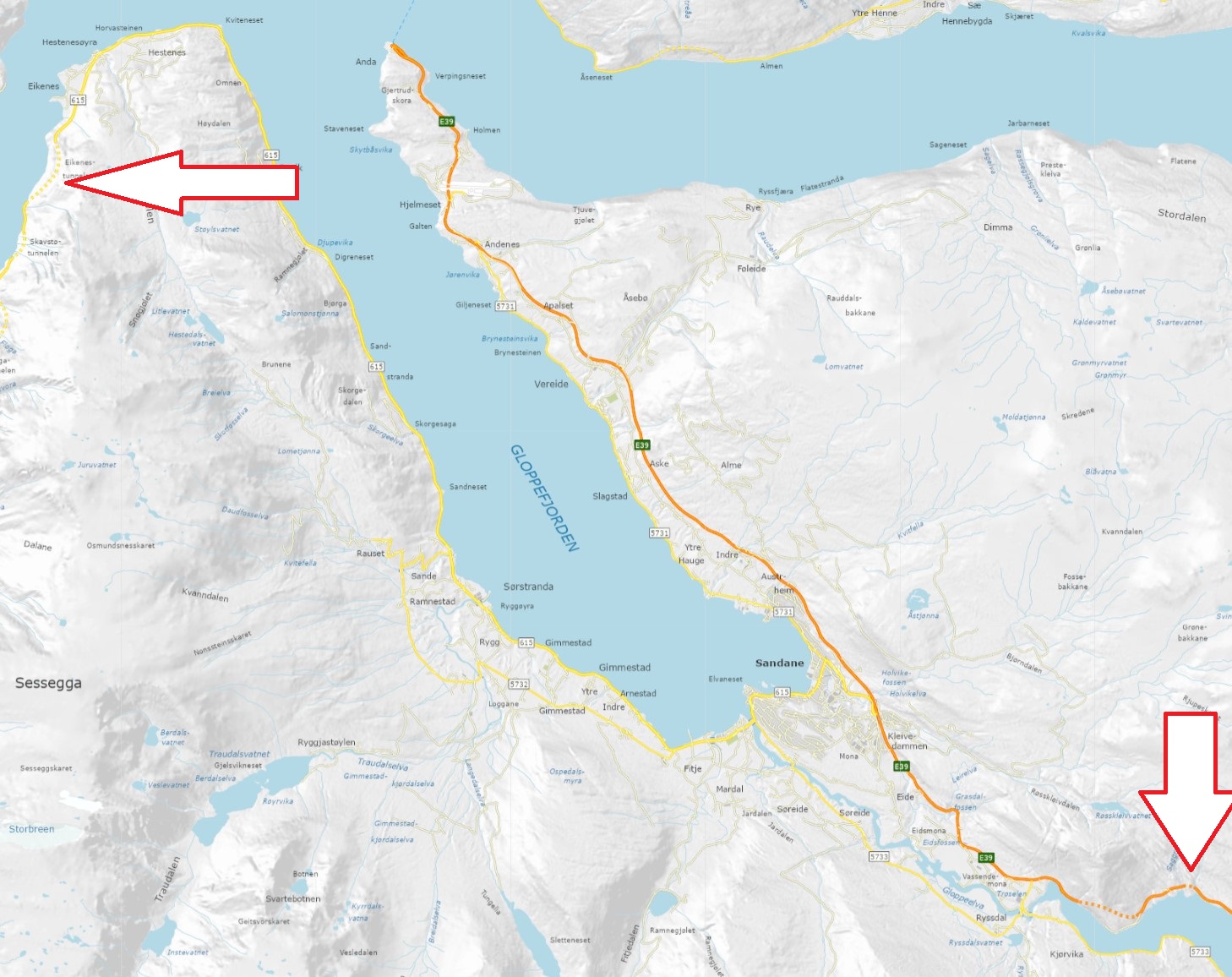 Brannøving i to tunnelar i Gloppen - Samferdsel & Infrastruktur